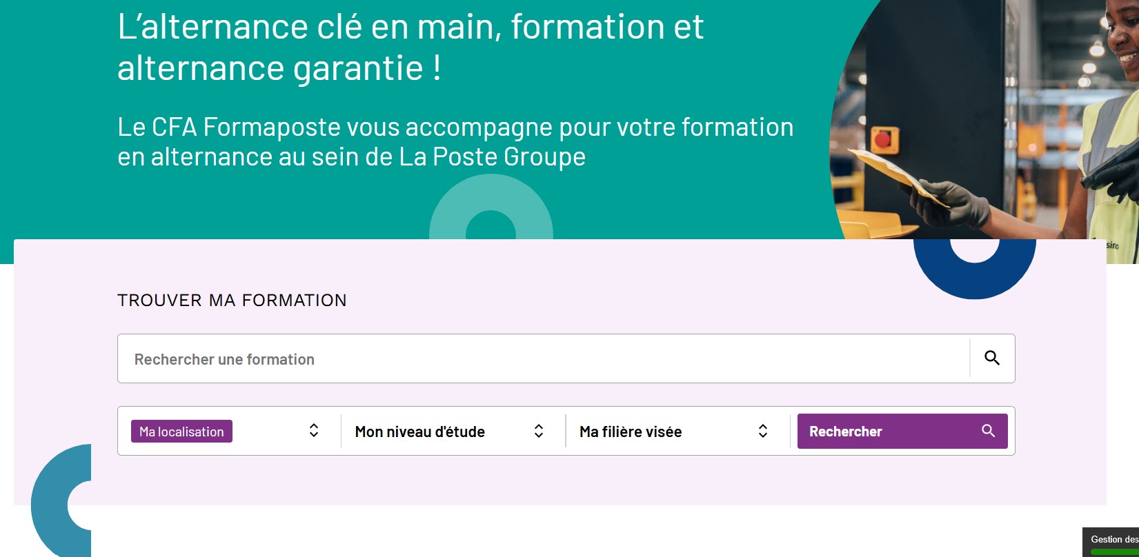 CFA Formaposte Grand Ouest : l'alternance clé en main